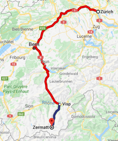 How to get to Zermatt from Zurich - Matterhorn Chalets